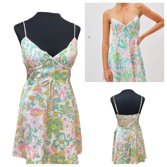 Anna-Kaci | Dresses | Anna Kaci California Dress Floral Print Sz S ...